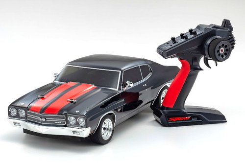 Kyosho Fazer RC Car 1970 CHEVELLE SS 454 Black 4wd -RTR- 34416t2