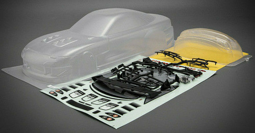 1/10 BODY Shell MAZDA RX7 TURBO w/ Wing 200mm -CLEAR-