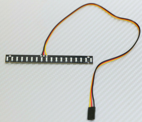 1/10 RC LED Scanner KNIGHT RIDER Effect Light Bar WHITE