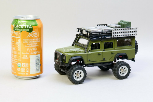 RC 1/28 Micro Land Rover DEFENDER Metal Truck 4X4 Truck *RTR* GREEN