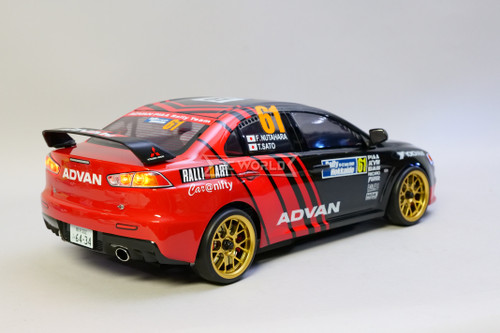 RC 1/10 Mitsubishi Lancer Advan AWD Drift Car RTR W/ LED -RTR