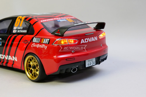 RC 1/10 Mitsubishi Lancer Advan AWD Drift Car RTR W/ LED -RTR