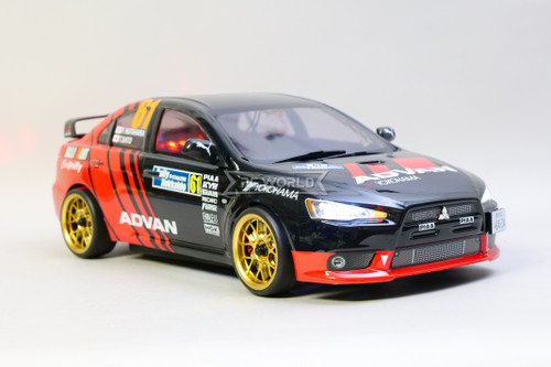 RC 1/10 Mitsubishi Lancer Advan AWD Drift Car RTR W/ LED -RTR