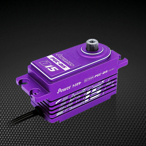 1/10 Drift Low Profile SERVO Brushless Program High Speed D15 -RED-