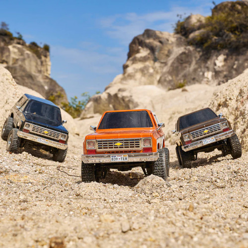 RC 1/24 Truck CHEVY K5 BLAZER SUV/PickUp 2-Speed 4X4 *RTR* -BROWN-