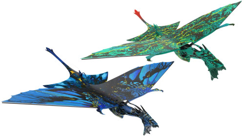 RC Avatar BANSHEE Flying Dragon Deluxe W/ Flapping Wings 2.4GHZ RTF -BLUE-