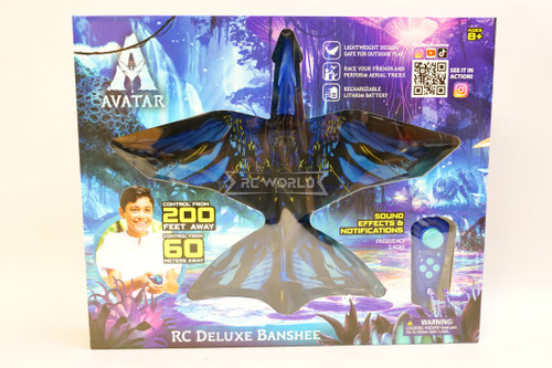 RC Avatar BANSHEE Flying Dragon Deluxe W/ Flapping Wings 2.4GHZ RTF -BLUE-