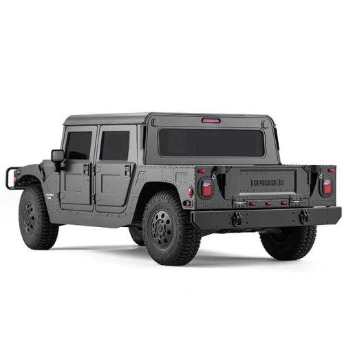 RC 1/12 HUMMER Humvee H1 Pick Up 2-Speed 4X4 4WS *RTR* -BLACK-