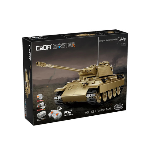 Cada RC 1/35 TANK Panther Building Blocks Toy w/ RC System -KIT-
