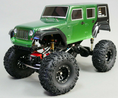RC Body Shell JEEP WRANGLER 4 Door 315MM -Painted- RED