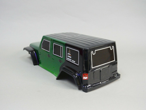 RC Body Shell JEEP WRANGLER 4 Door 315MM -Painted- RED