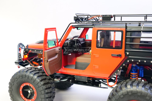 Custom 1/10 RC JEEP WRANGLER RUBICON 2-Speed 8.4V 150mm *RTR* RED
