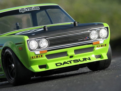 HPI 1/12 RC Car BODY Shell DATSUN 510 Bluebird CUP RACER-CLEAR- #7209