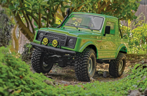 RC 1/10 Truck Body SUZUKI SAMURAI Pick Up Shell Enduro Bushido -GREEN ...