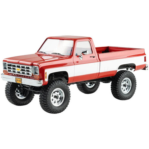 FMS 1/18 CHEVY K10 Body Shell -RED/WHITE-