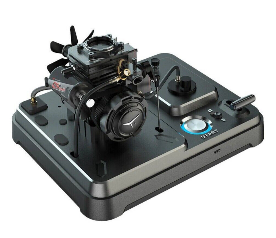 Toyan RC Nitro V8 ENGINE W/ SUPER CHARGER 4 Stroke Water Cooled 8 ...
