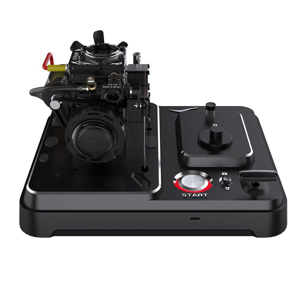 Toyan RC Nitro V8 ENGINE W/ SUPER CHARGER 4 Stroke Water Cooled 8 ...