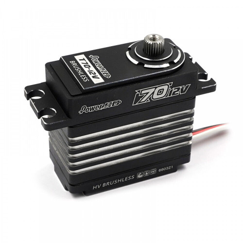 RC 1/8 SERVO Brushless 70KG 12v Off-Road NITRO Servo T70-12V