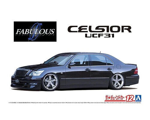 Aoshima 1/24 LEXUS LS430 2003 UCF31 Fabulous Plastic Model Kit