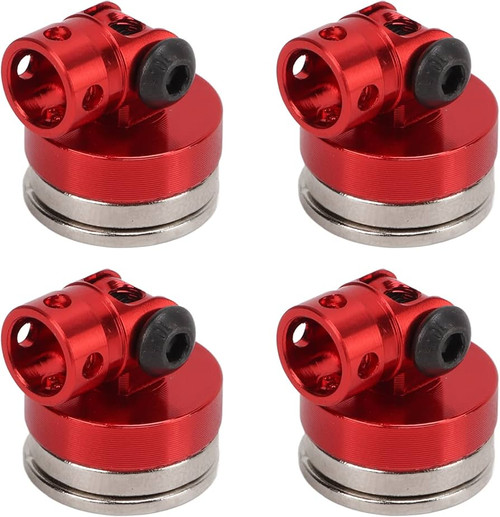 RC Car Magnet MAGNETIC BODY MOUNTS For Bodies * 4PCS* -RED-