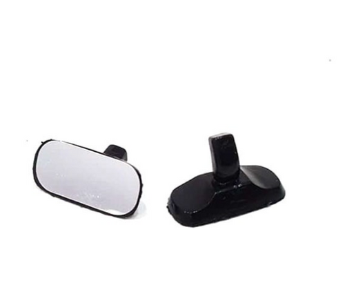 SRC 1/10 Scale SMALL MIRROR Rear View Mirror (1) -BLACK-