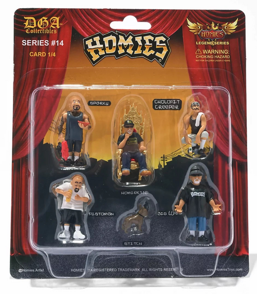 DGA 1/24 HOMIES SERIES 14 Low Rider FIGURES 6-Pack #20399 (1/4)