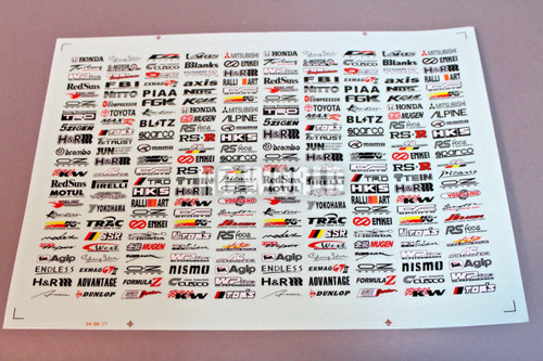 RC Car Truck RACING Drift DECALS STICKERS Logos Sponsors - RC WORLD