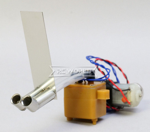 RC 1/10 SMOKE System W/ Dual Metal Exhaust + Oil -Real Smoke