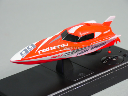 RC Micro Boat MINI RC Power Boat -Red - 2.4ghz