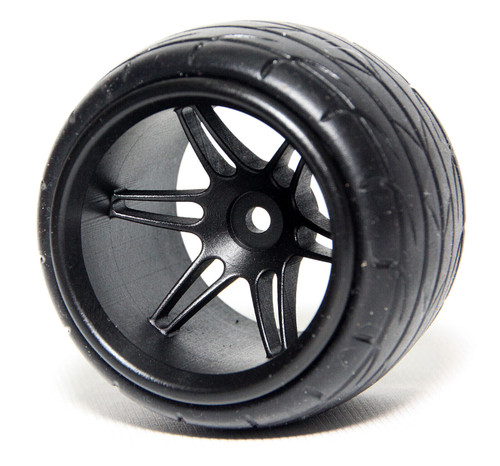Radio Grip Scale WHEEL w/ Silicone Tire For Pistol RADIO - BLACK