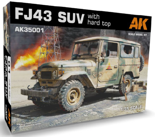 Ak Interactive 1/35 FJ43 Toyota LAND CRUISER Truck Plastic Model Kit # ...