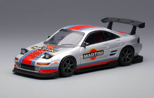 1/64 Die Cast TOYOTA MR2 TURBO w/ Pop Up Model Car HEC Expo-MARTINI