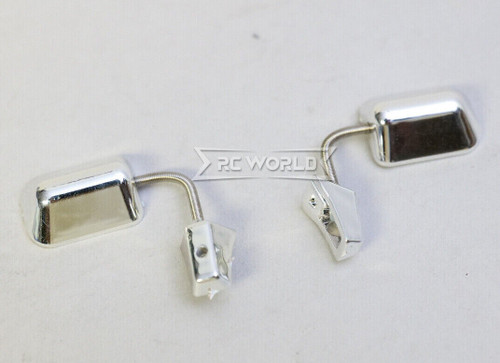 RC 1/10 Truck Side Mirrors TOYOTA PICK UP Body Mirrors CHROME (2pcs)