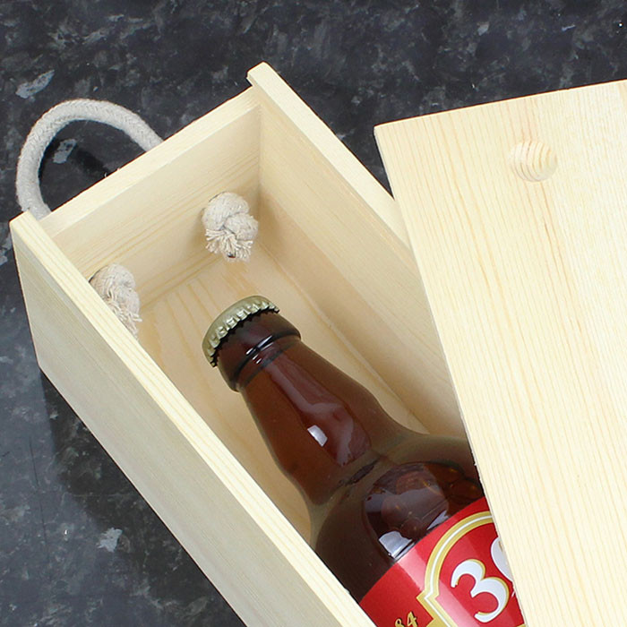 Personalised Wooden Wine Presentation Box | The Kitchen Gift Company