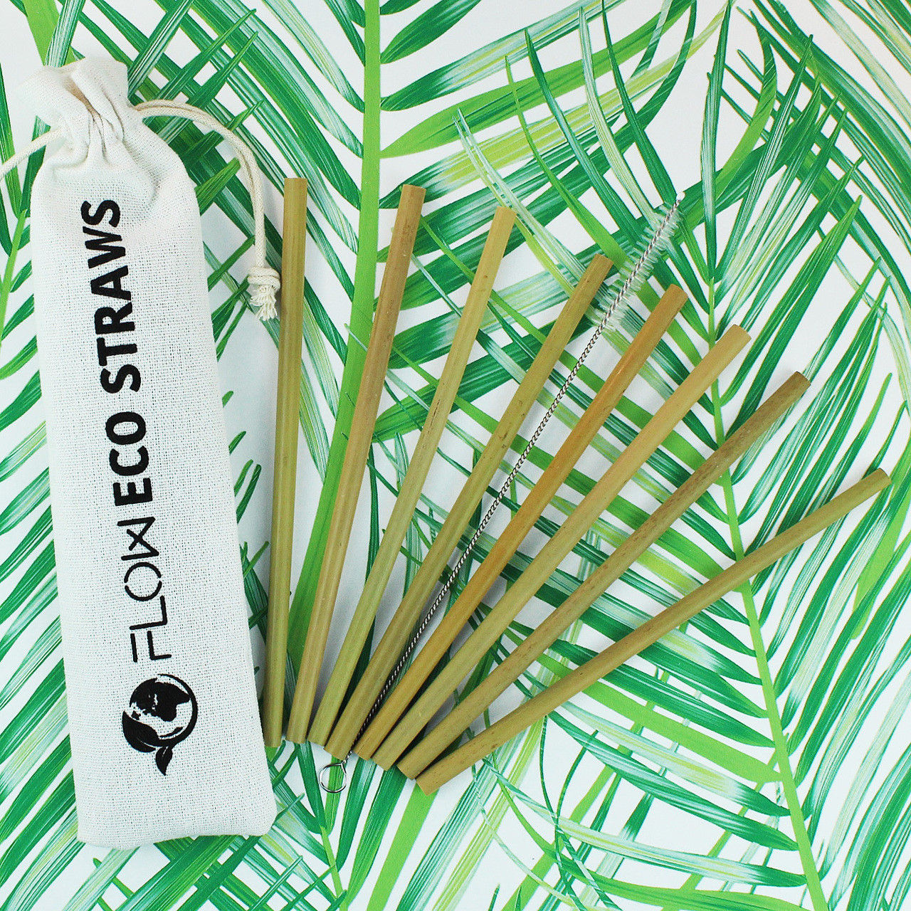 Reusable Bamboo Straws | The Kitchen Gift Company