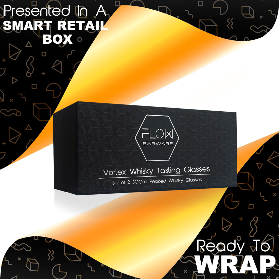 Vortex Whiskey Tasting Glasses Gift Set | The Kitchen Gift Company