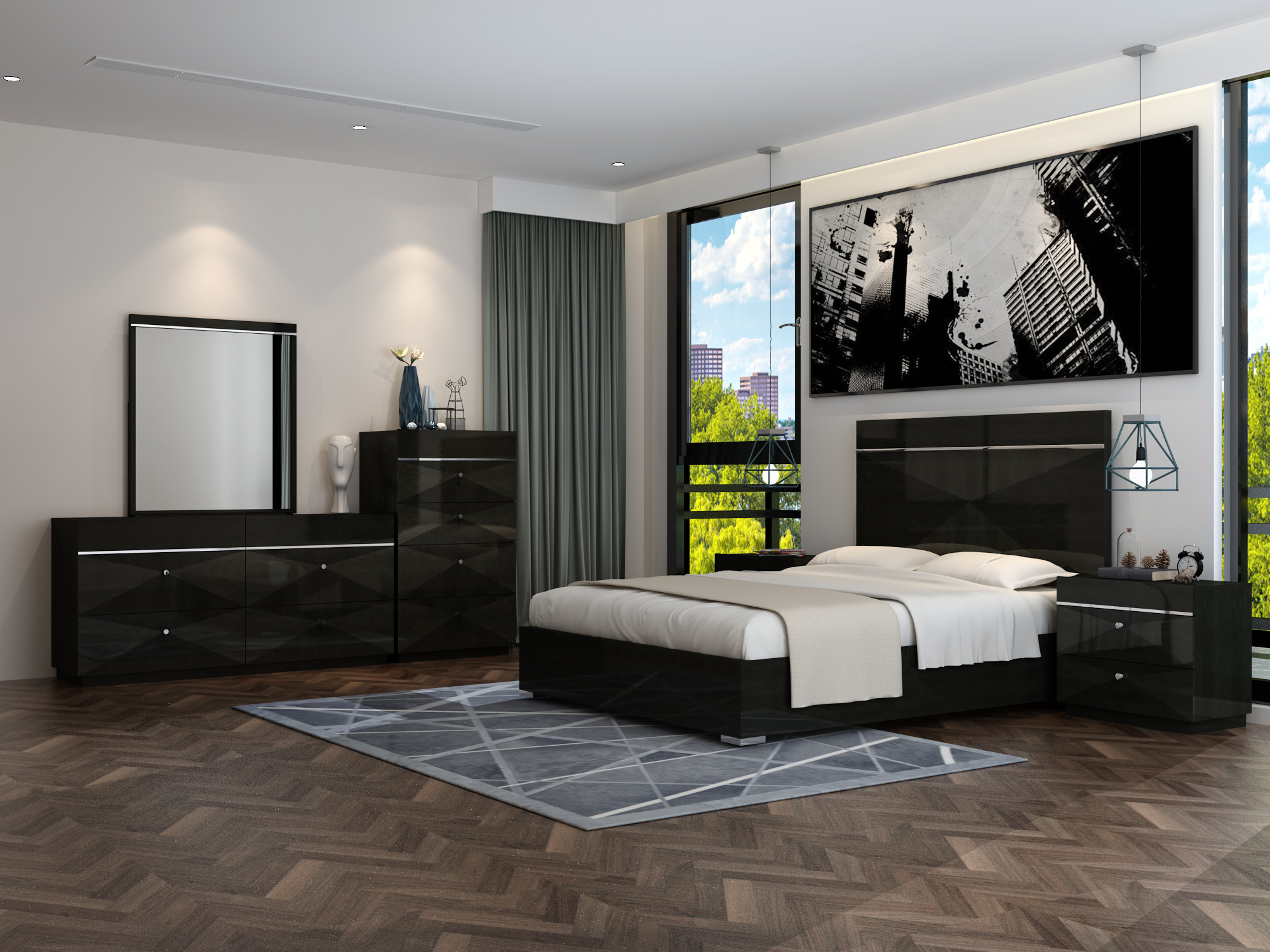 Diamond Bed