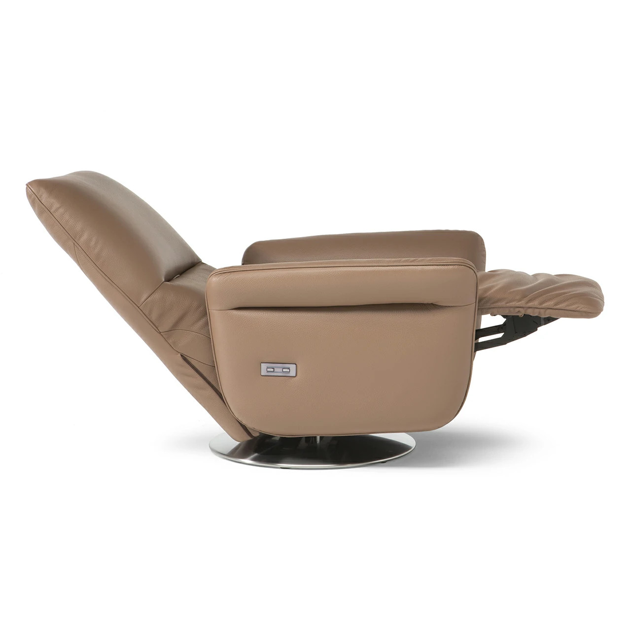 Natuzzi Editions Angelica C236 Swivel Armchair with Dual Power Motion ...