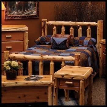 Cedar Log Bed - Prairie Mountain - It's a Crock