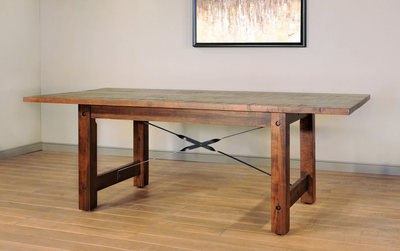 Beam Dining Table - Prairie Mountain Furniture - It's a Crock