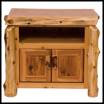 Cedar TV stand - Prairie Mountain - It's a Crock