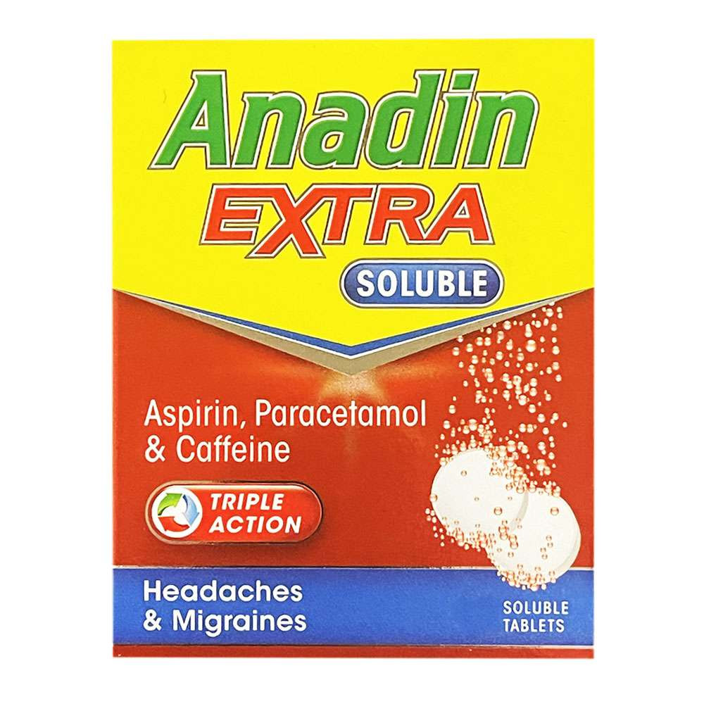 Anadin Extra Soluble 12 Tablets | withaid