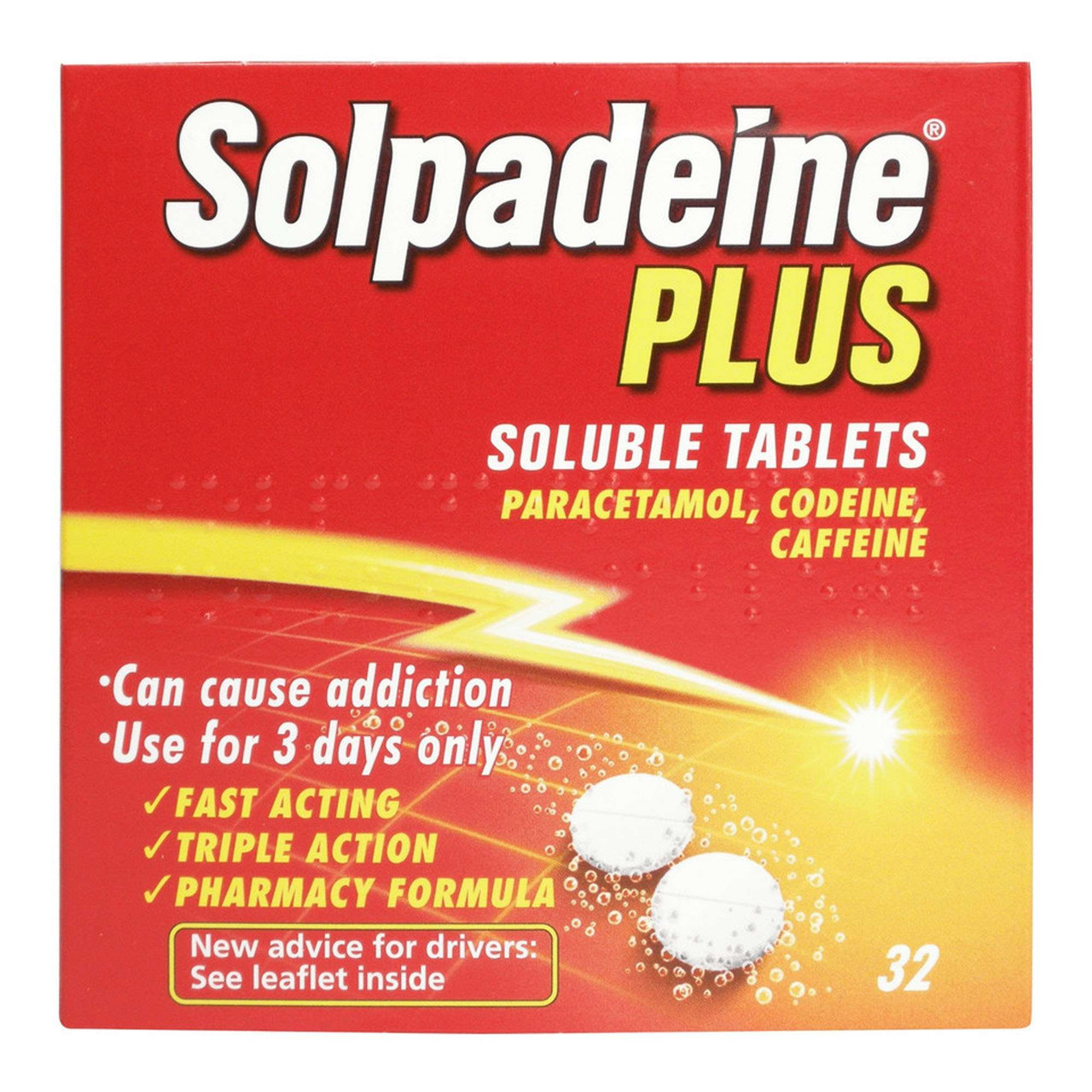 Solpadeine Plus Soluble 32 Tablets | withaid