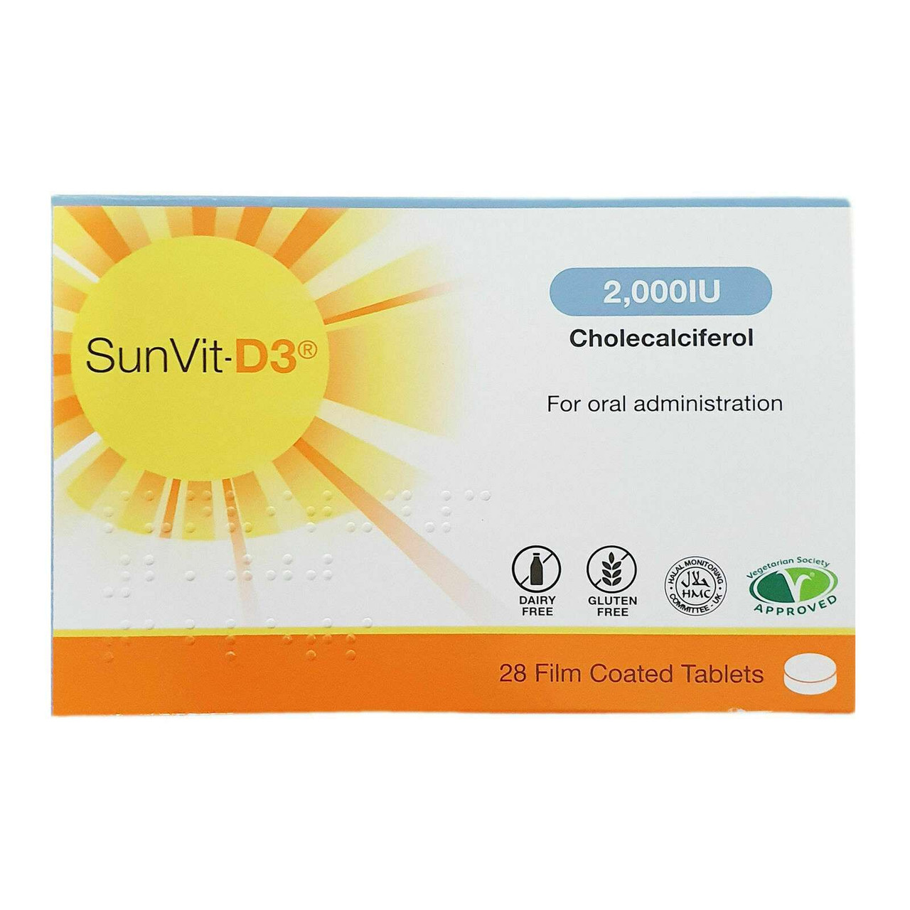 SunVit 2000IU 28 Tablets | withaid