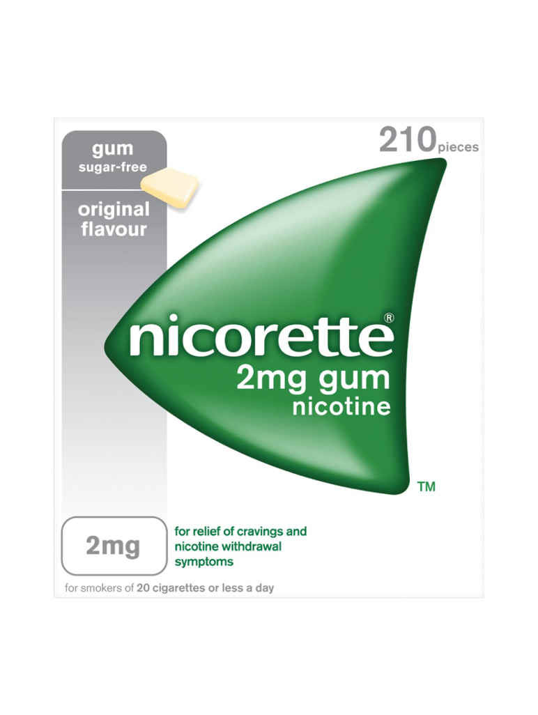 Nicorette Original 2mg Gum 210 Pack | withaid