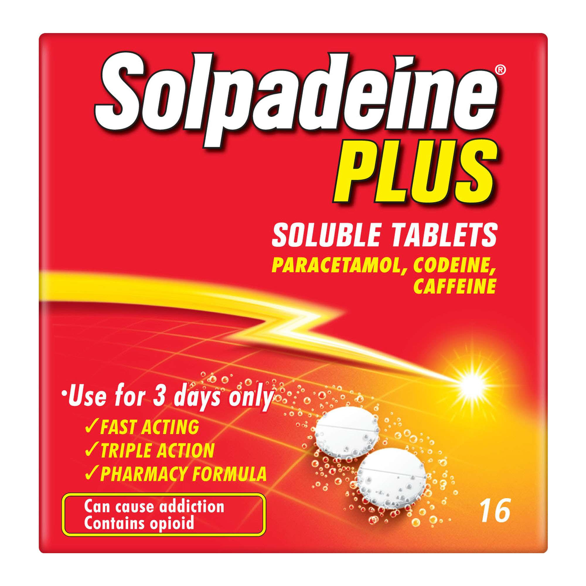Solpadeine Plus Soluble 16 Tablets | withaid