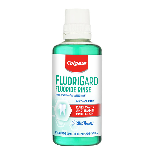 Colgate FluoriGard Mint Alcohol Free Daily Rinse 400ml | withaid