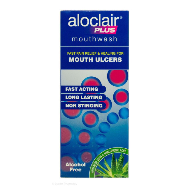 Aloclair Mouth Ulcers Plus Mouthwash 120ml | withaid