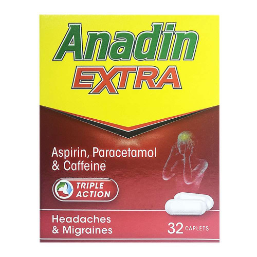 Anadin Extra 32 Caplets - Fast Effective Pain Relief