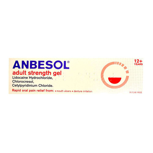 Anbesol Adult Strength Gel 10g | withaid